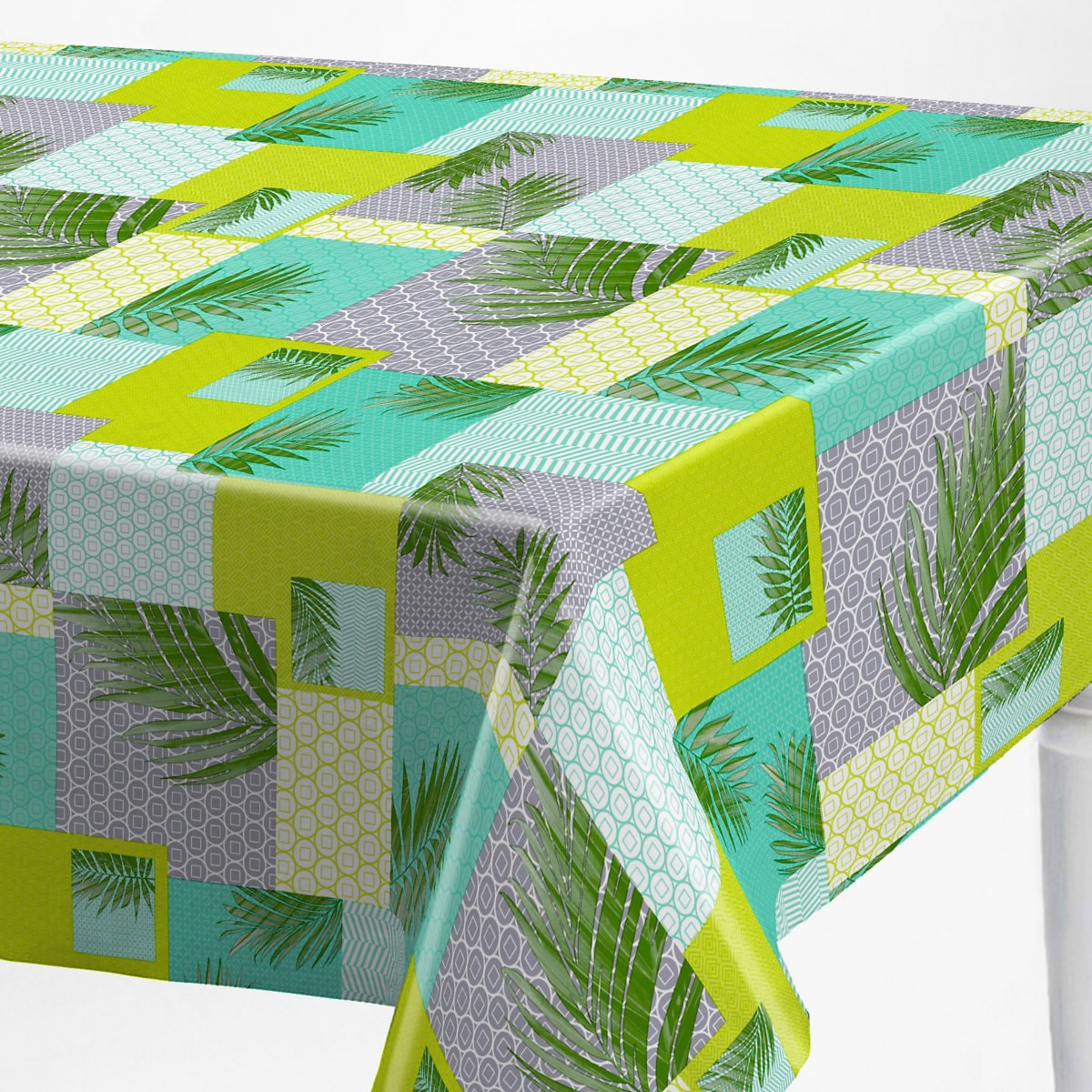 Voksdug Metallic med sølv bølger | Hurtig levering | Shopbilligvoksdug